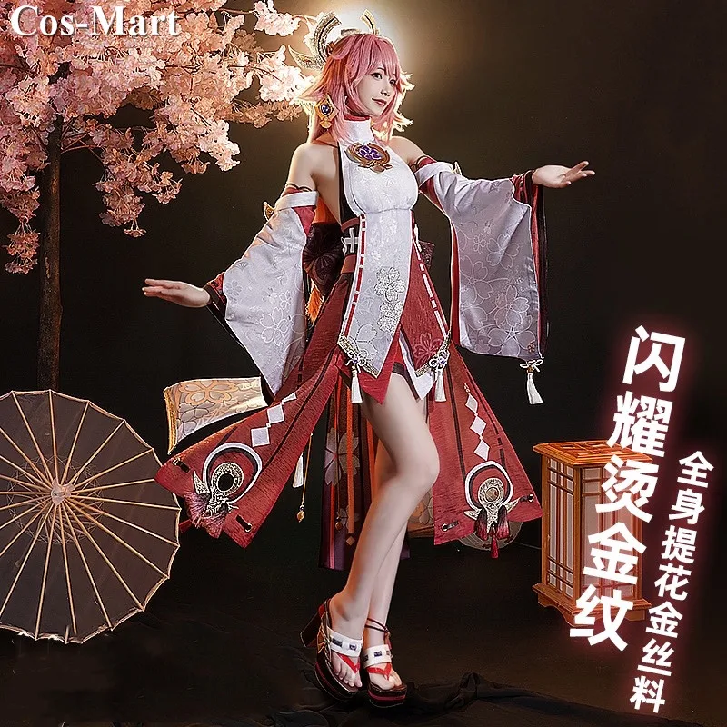 Cos-Mart-Game-Genshin-Impact-Yae-Miko-Cosplay-Costume-Fashion-Sweet ...