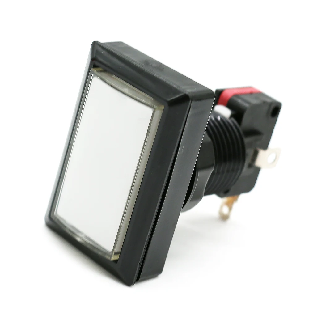 50-33mm-5V-12V-LED-Illuminated-Rectangle-Push-Button-For-Light-Arcade ...