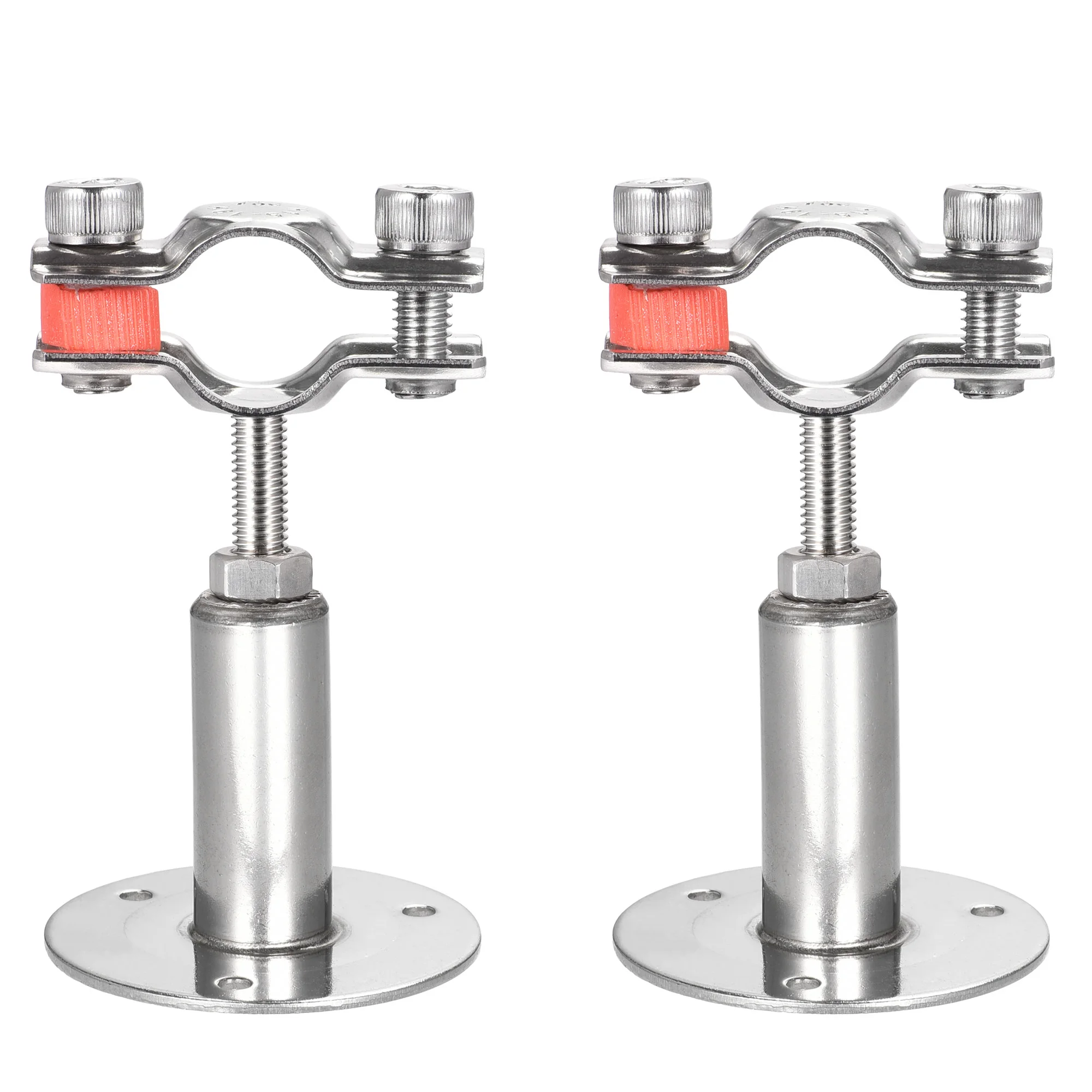 Pipe Clamp 8-Pack Stainless Steel Pipe Support Brackets - Adjustable ...