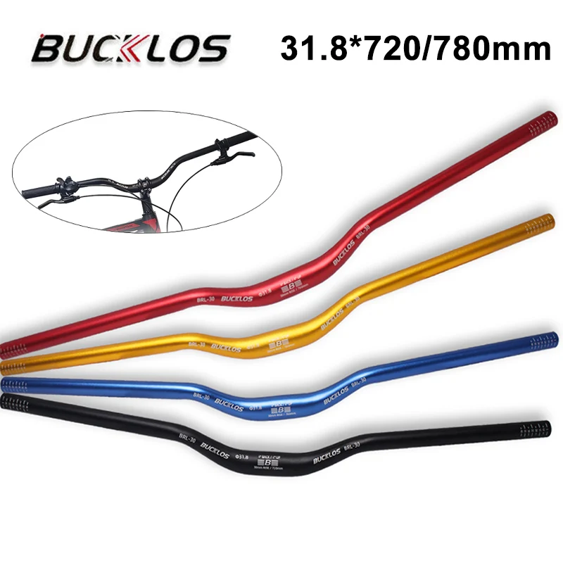 Mountain Bike Handlebar 720mm 780mm Aluminum Alloy 31.8mm Mtb Handle ...