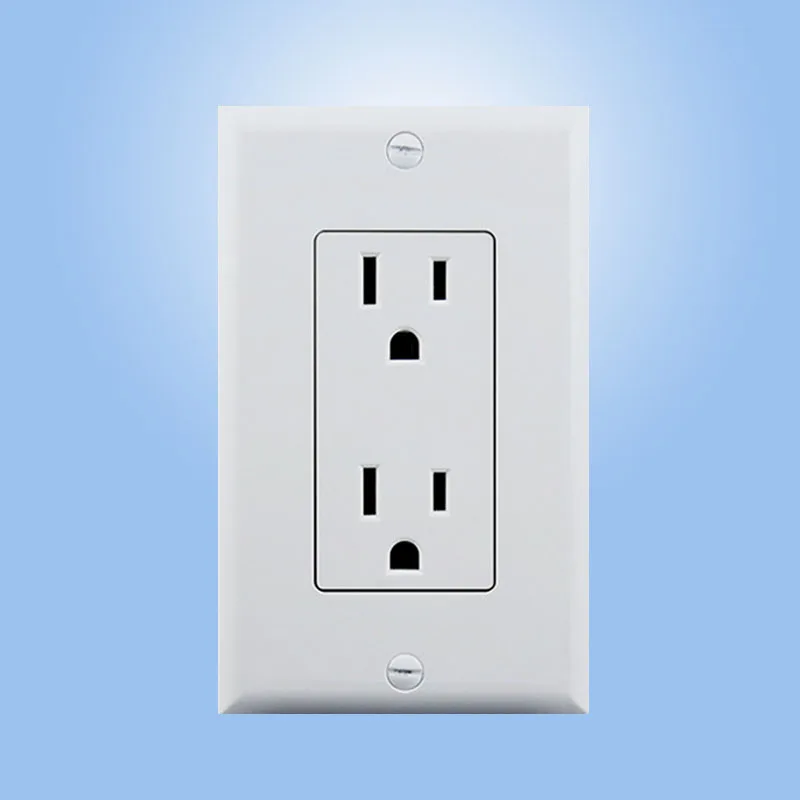 American-switch-socket-15A-two-way-wall-socket-120-electrical-connector ...