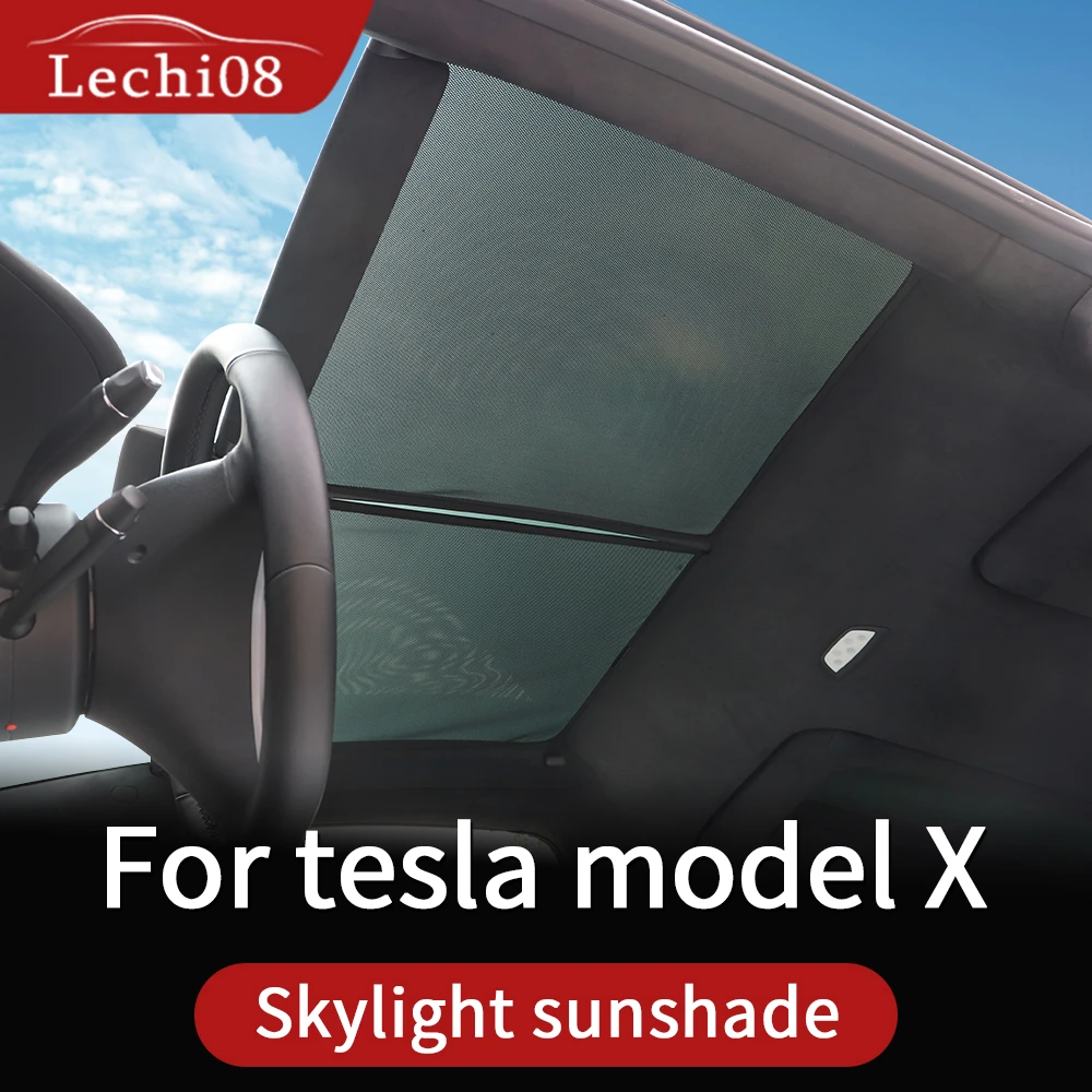Skylight Curtain For Tesla Model X Sunshade Tesla Model X Accessories ...