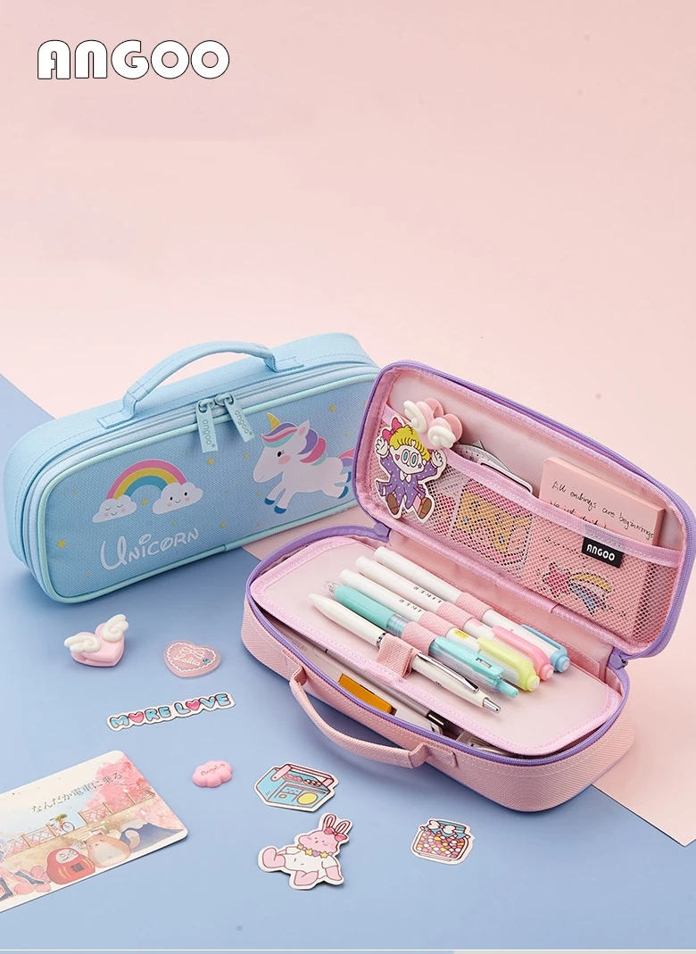 Trousse scolaire,Angoo – sac à main de rêve Style porte crayon,pochette ...