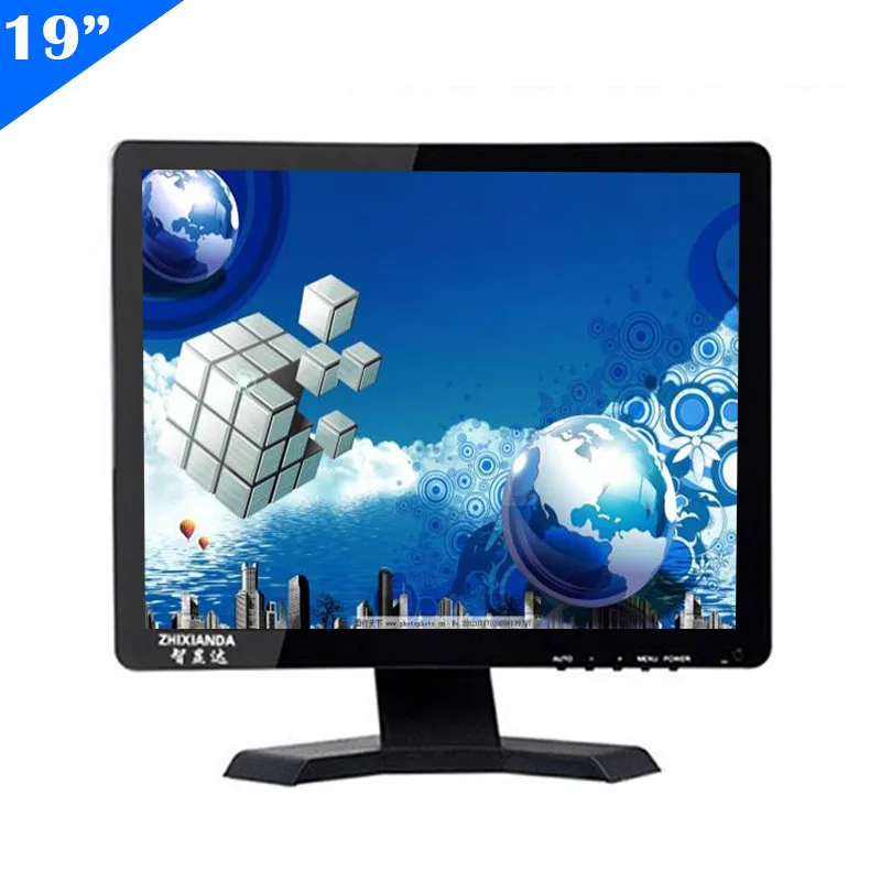 ZHIXIANDA 19Inch Industrial Display For CCTV Camera Microscope DVR ...