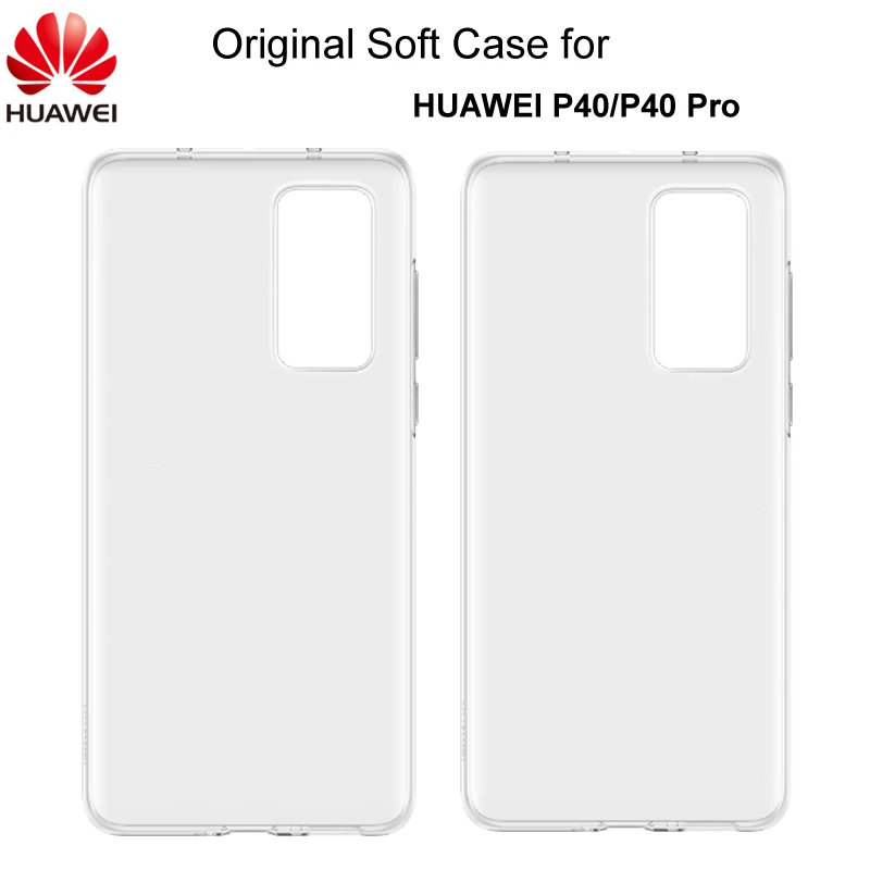 Original HUAWEI P40 P40 Pro Ultra Thin Soft TPU Case Transparent Slim ...