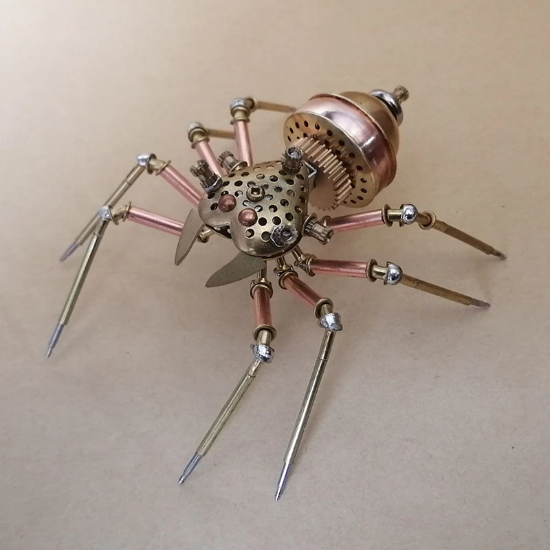 Metal Mechanical Insect Spider | Steampunk Ornament Metal | Metal ...