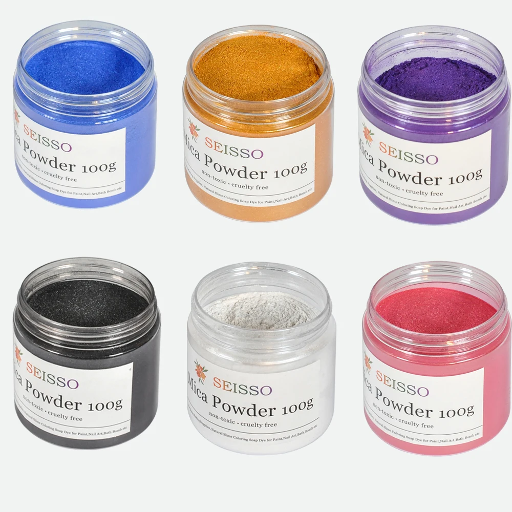100g Mica Powder Epoxy Resin Dye Pigment Natural Mica Mineral Powder ...