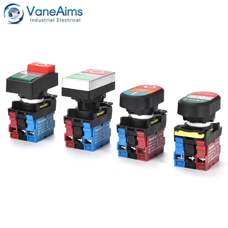 Two-button La36m-11 Two-position Push Button Switch 1no1nc With Light ...