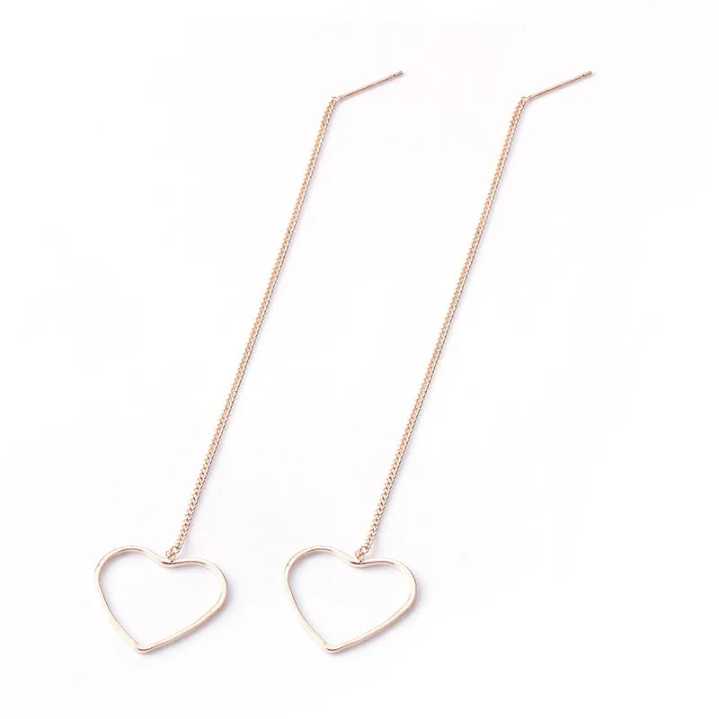 Модные длинные серьги с кисточками, большая линия уха для женщин ...