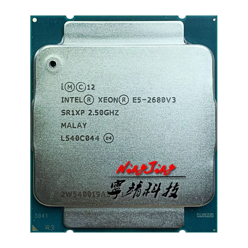 Intel Xeon E5 2680V3 E5 2680v3 E5 2680 v3 2.5 GHz Twelve Core Twenty ...