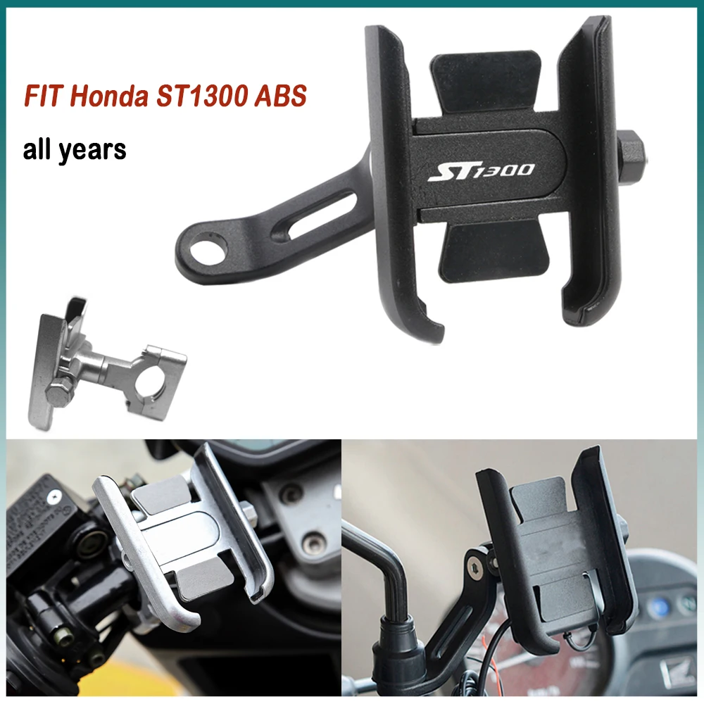 For-Honda-ST1300-ABS-Handlebar-Mobile-Phone-Holder-GPS-stand-bracket ...