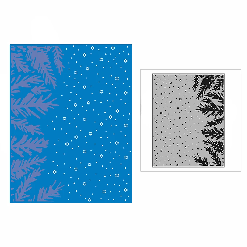 Background Dies Card Making | Snowflake Card Cutting Dies | New ...