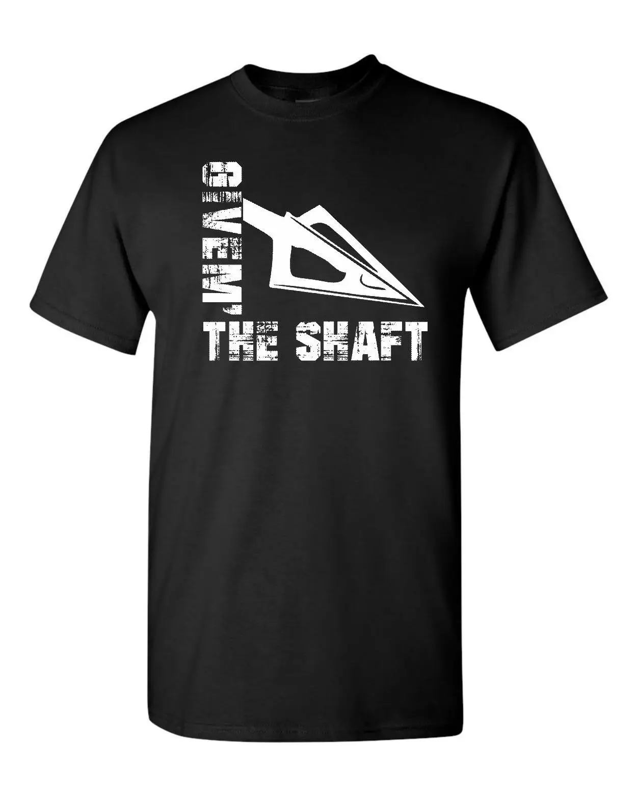 Givem' The Shaft Bow Hunting Hunter Broadhead Arrow Bolt Men's Tee ...