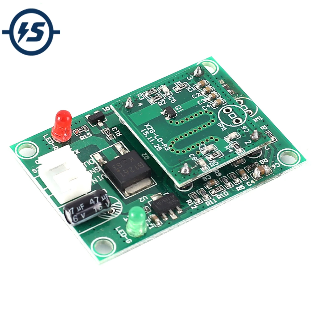 Microwave Radar Sensor Module 5.8GHz DC 3.3V 5V 9V 12V 20W Voltage ...