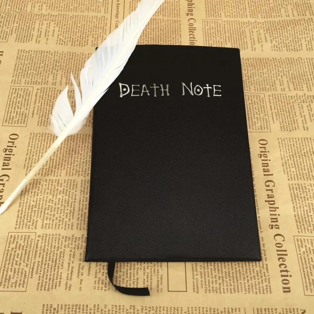 Death Notebook Death Note Book Theme Cosplay Journal Diary Theme ...