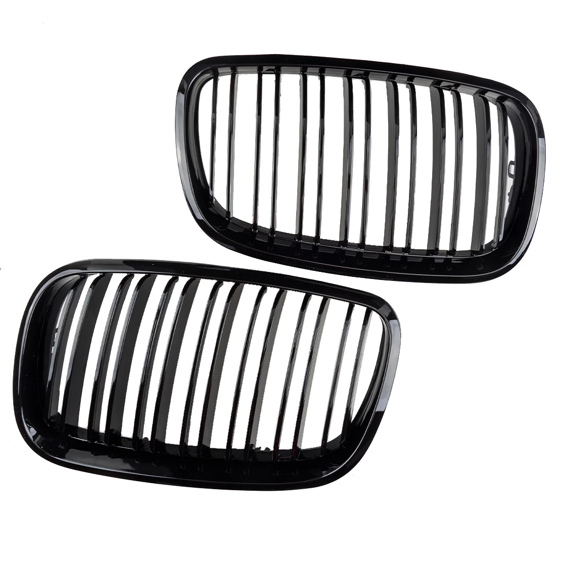 2pcs 51137307599 Car Dual Slats Front Bumper Hood Kidney Grille ...