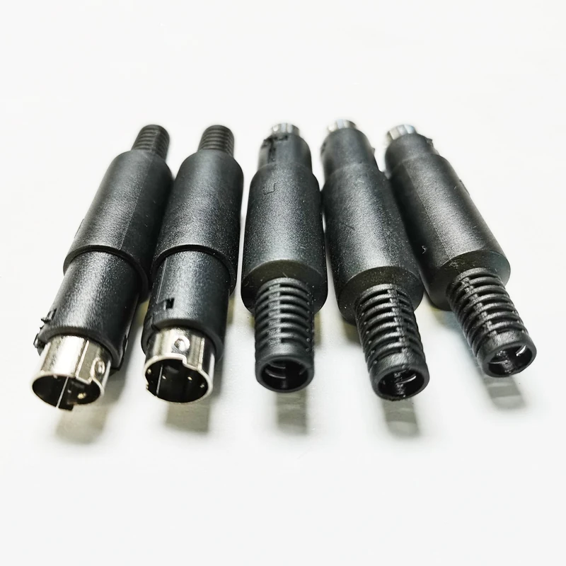 NCHTEK 3Pin 3 Pin Mini DIN Mini DIN Male Plug S video Connector Adapter ...