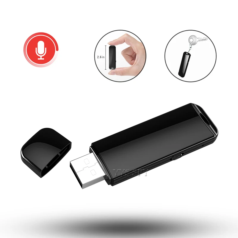 Grabadora USB activada por Voz, unidad Flash, disco U, 20 horas De ...