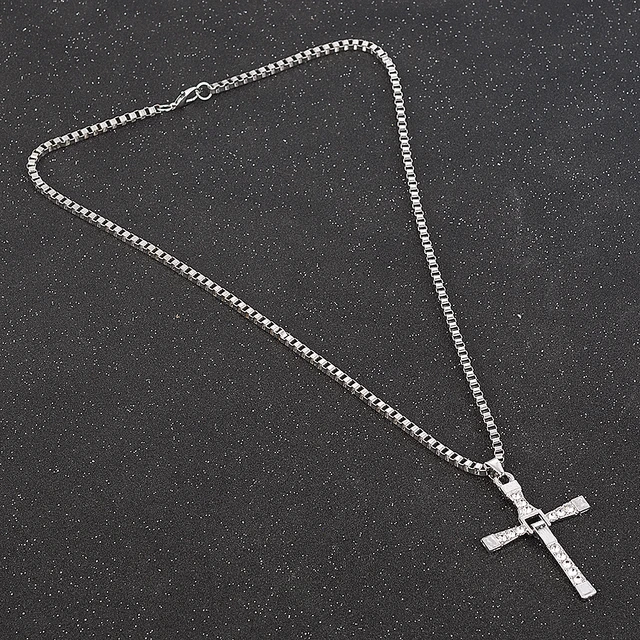 Fast and Furious Movies Actor Dominic Toretto Rhinestone Cross Crystal ...