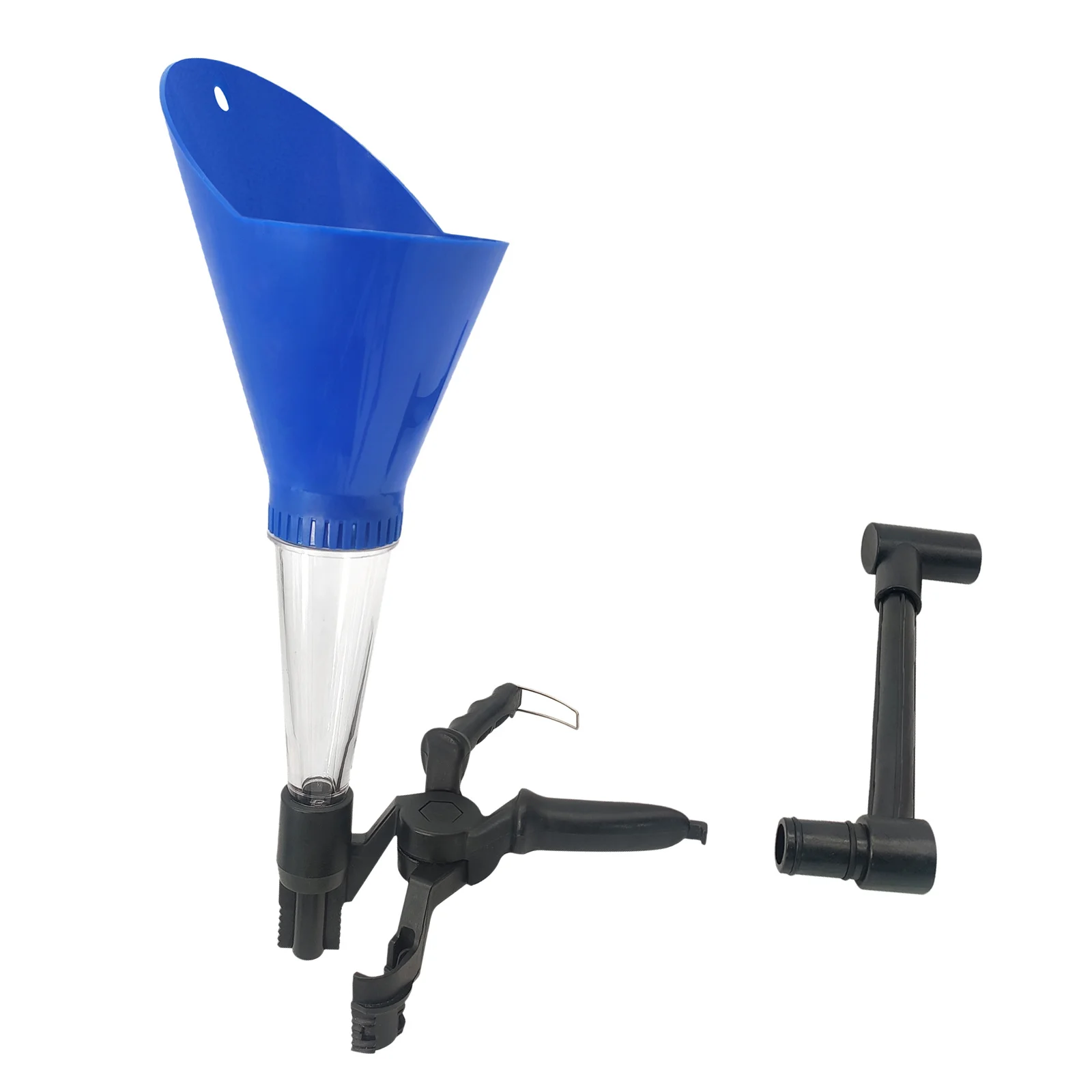 Adjustable Plastic Universal Vehicles Car Engine Oil Funnel with Clamp ...