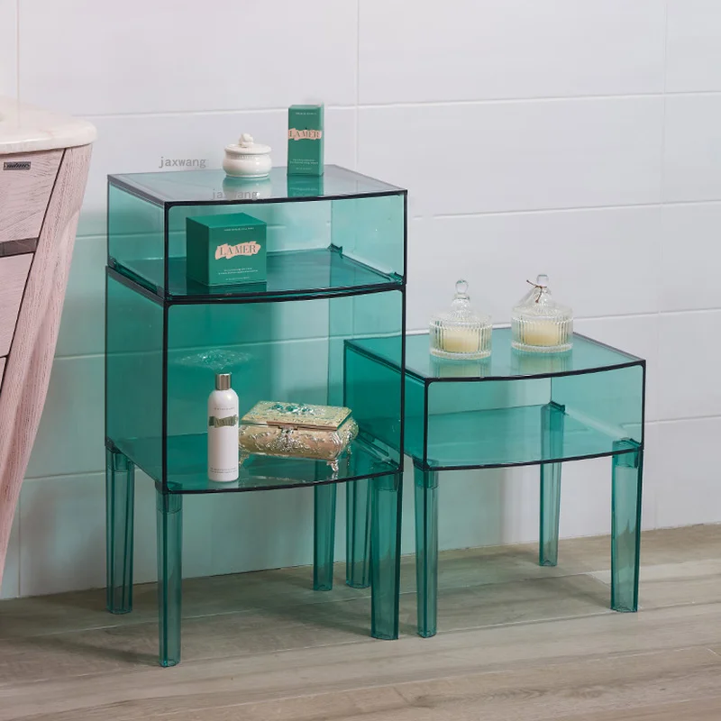 Nordic-Transparent-Acrylic-Bedroom-Bedside-Cabinet-Living-Room ...