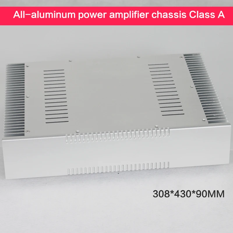 All aluminum power amplifier chassis WA16 Class A case pure post level audio shell power supply ...