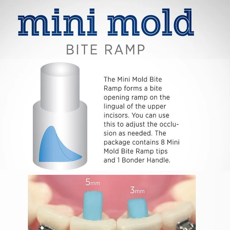 Dental-Orthodontic-Mini-Mold-Bite-Ramp-Forms-Lingual-Button-Traction ...