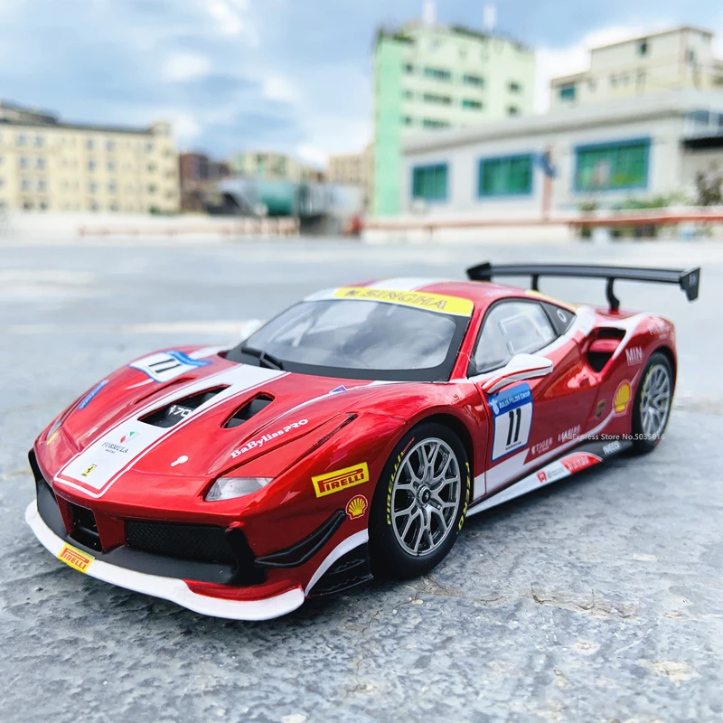 Bburago 1:24 Ferrari 488 Challenge 2017 Track Version Car Model ...
