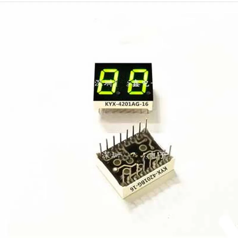 Common Cathode/anode 0.4 Inch 7 Segment Led Display Red/ Yellow Green 2 ...