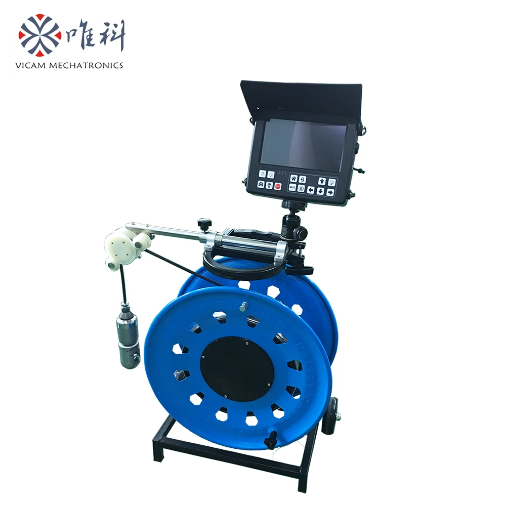 100m 150m Vicam 360 Degree View Water Well Inspection Camera Pan Tilt ...