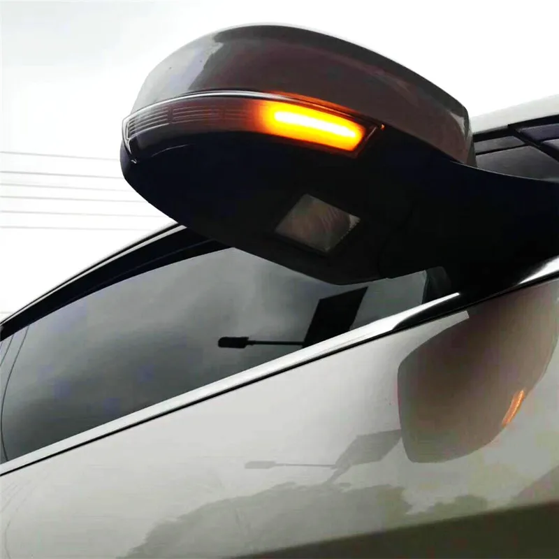 2 Pcs Dynamic Door Wing Mirror LED Indicator Turn Signal Light For Ford ...