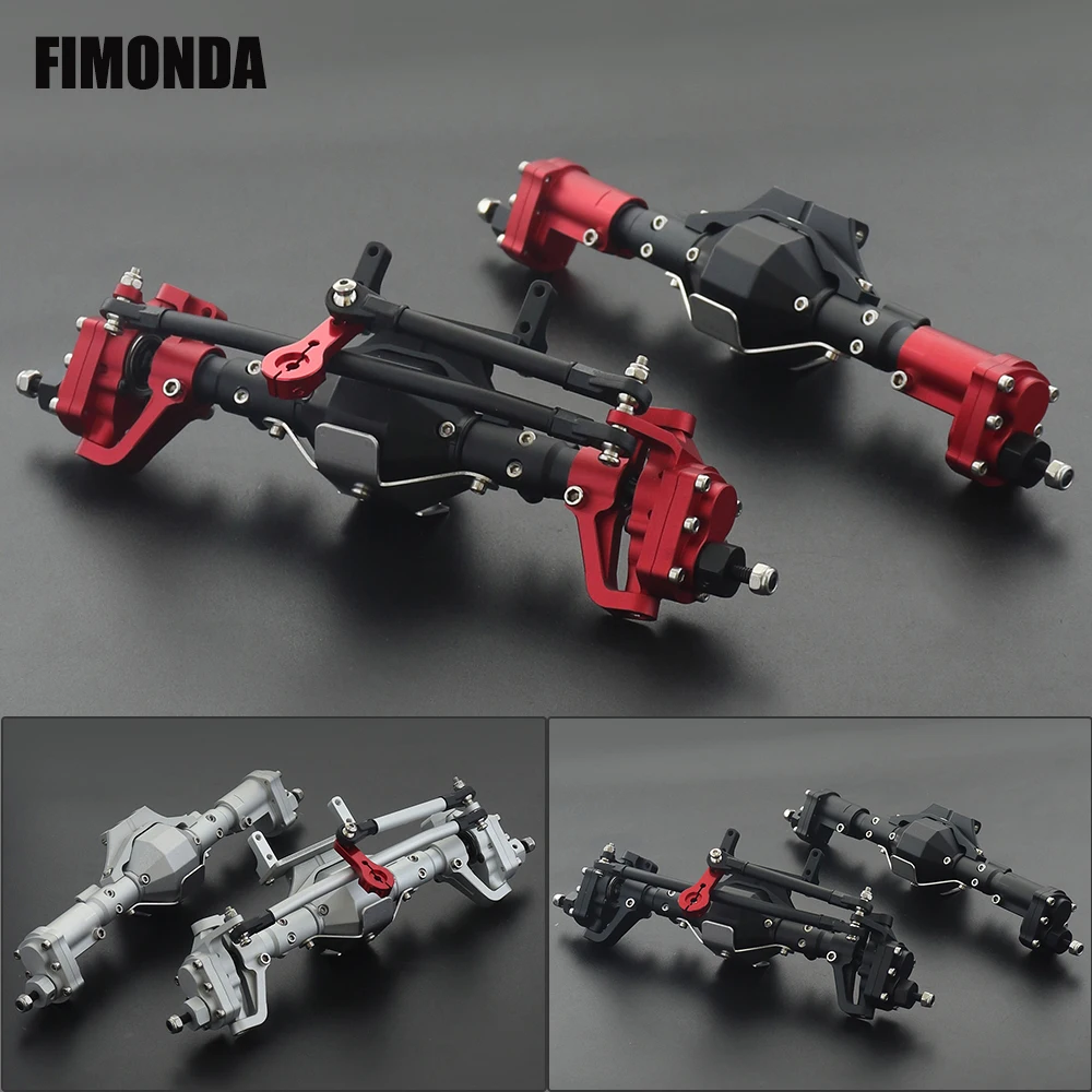 Front and Rear Portal Axle CNC Aluminum Alloy Anodized for 1/10 RC Rock ...