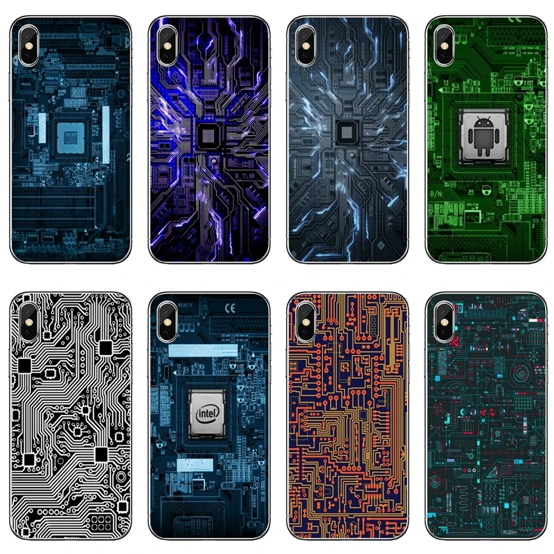 Placa mãe de silicone para computador, capinha de celular para huawei ...