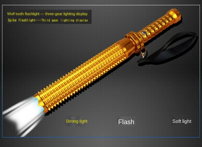 3 In 1 Telescopic Baton Self Defense With Led Flashlight at Rs 2998.00 ...