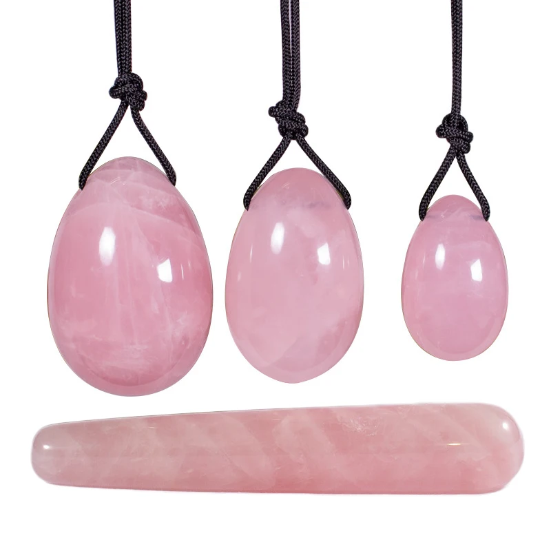 Jade Stone Yoni Eggs Massage Stick Set Healing Yoga Vaginal Tightening ...