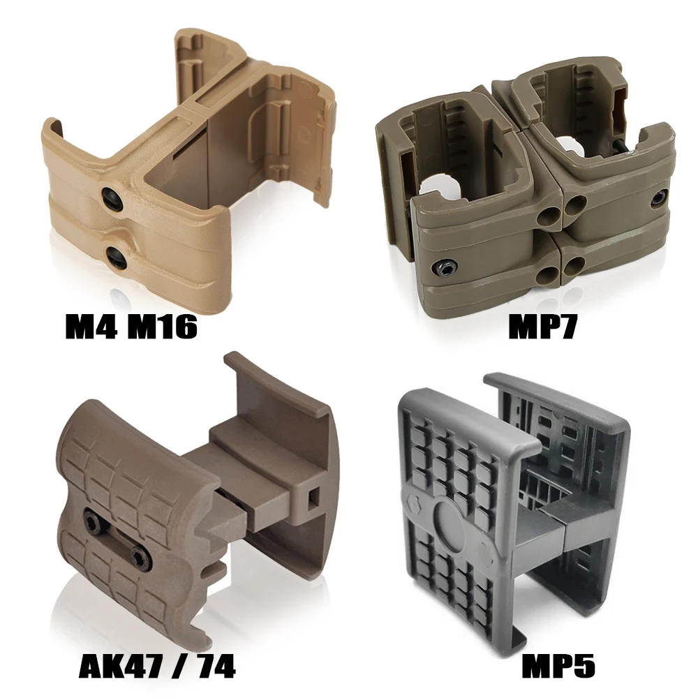 Hunting-Rifle-Dual-Magazine-Coupler-Link-Clip-Airsoft-Mag-Parallel ...