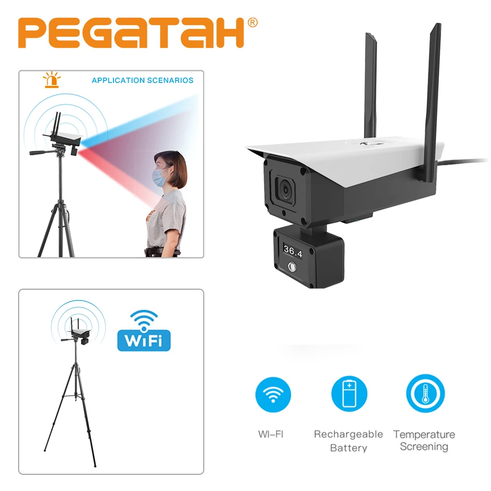 Body Temperature Screening Smart Camera 1080p Ip Cam Thermal Security ...