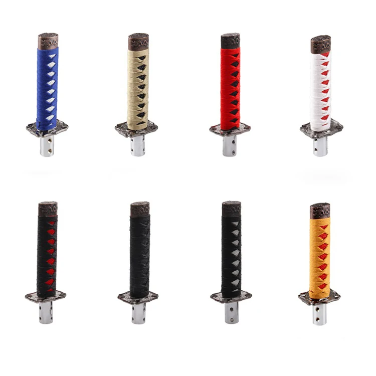 15cm-Universal-Samurai-Sword-Gear-Shift-Knob-Shifter-Katana-Metal-Manua ...