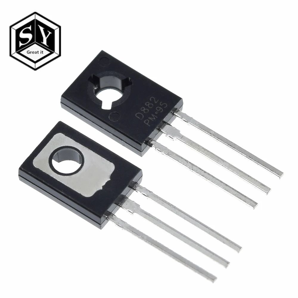 Triodo Transistor D882 2SD882 3A/40V TO 126 NPN Power triodo nuevo y ...