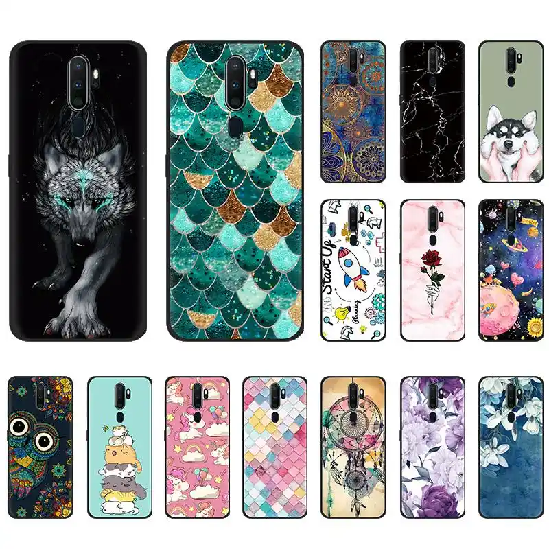 For Oppo A9 2020 Case Soft Silicone TPU Back Cover For Oppo A5 2020 ...