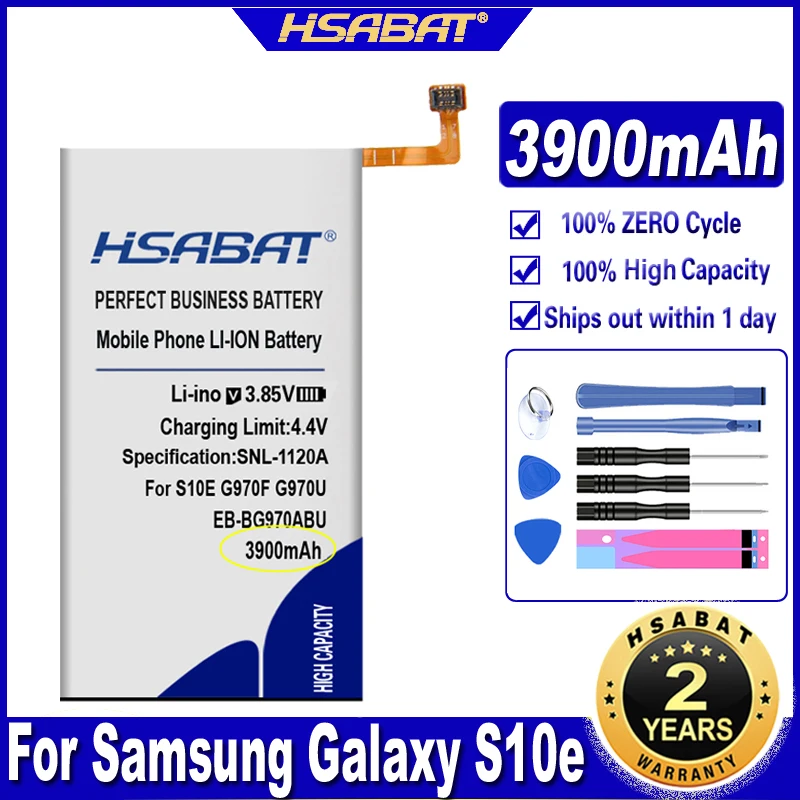 HSABAT EB BG970ABU Bateria para Samsung Galaxy, 3900mAh, S10E, S10 E ...