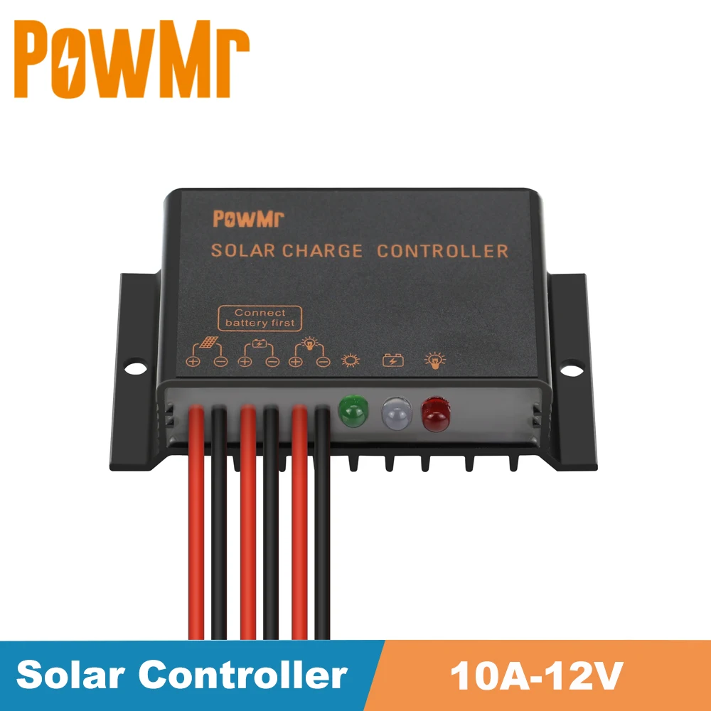 PowMr-Mini-PWM-Solar-Charge-Controller-10A-12V-Waterproof-IP68-Load ...