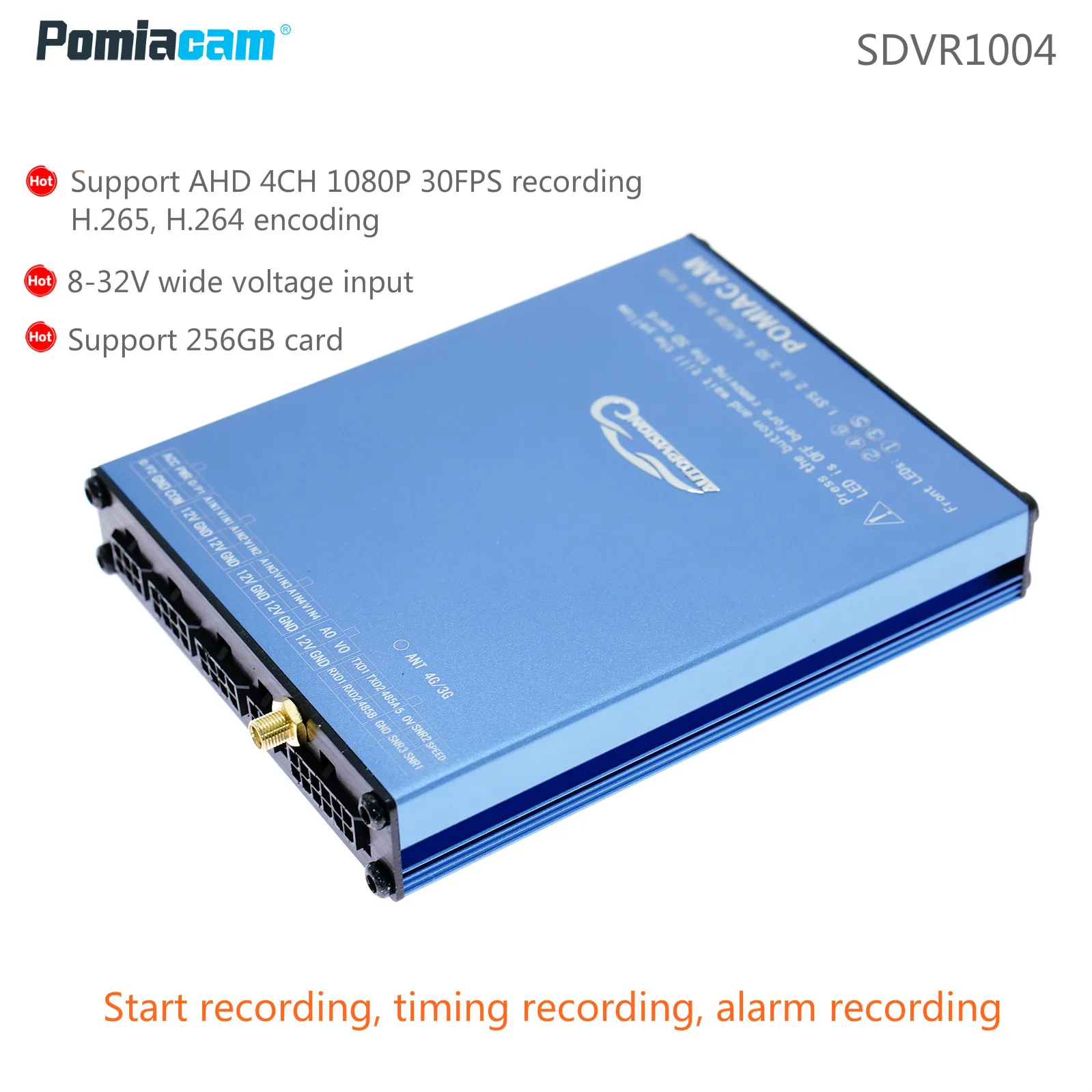 4ch Ahd Mobile Dvr Surveillance For Truck Car Bus Vehicle Mobile ...