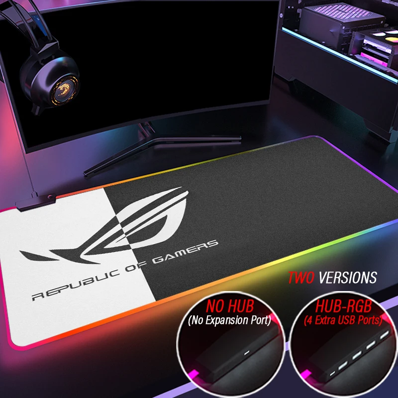 Asus rgb personalizado rog gaming republic of gamers mousepad ...
