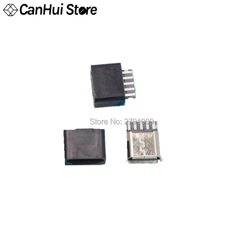10pcs Soldering Micro Usb Connector Female Mini Usb Socket For Diy 5pin ...