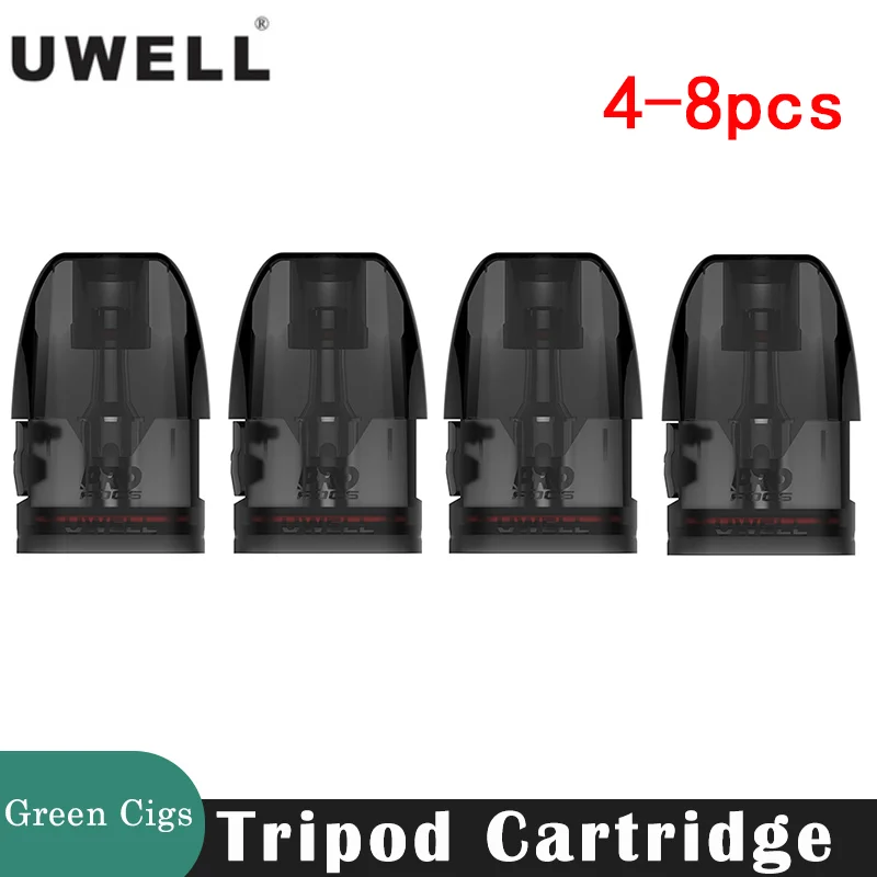 Original-Uwell-Tripod-Pod-Cartridge-2ML-1-2ohm-Coil-Atomizer-for-Uwell ...