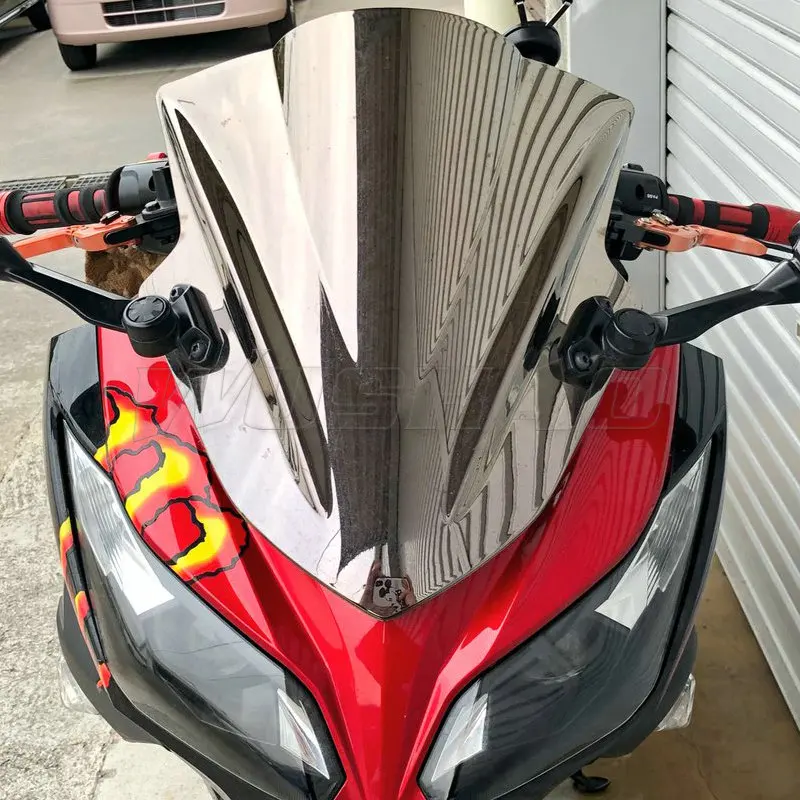Motorcycle Double Bubble Windshield WindScreen Screen For