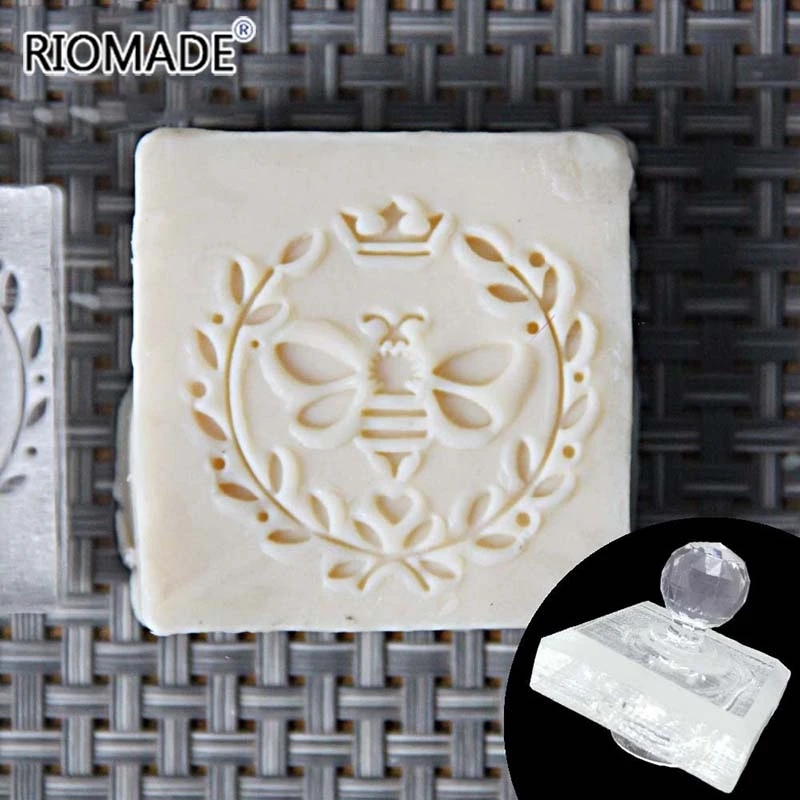 Queen-Honey-Handmade-Soap-Stamp-Bee-Pattern-Diy-Natural-Soap-Making ...