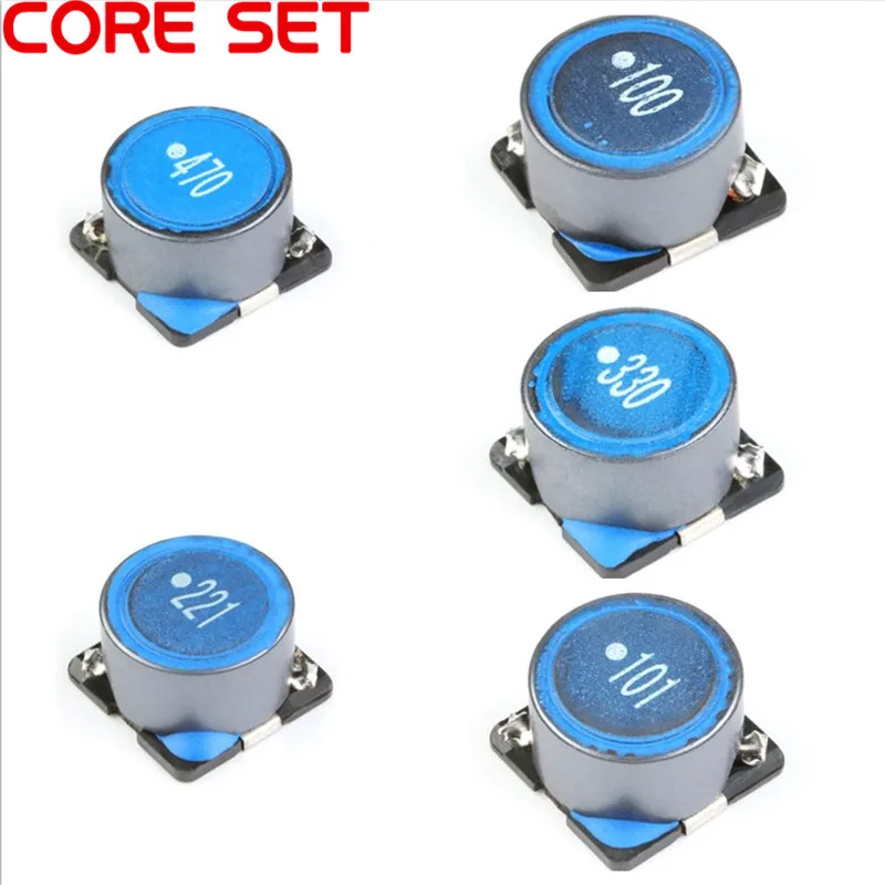 10pcs/lot 12.5*12.5*7.5 10uH 33uH 47uH 100uH 220uH SMD Power Inductor ...
