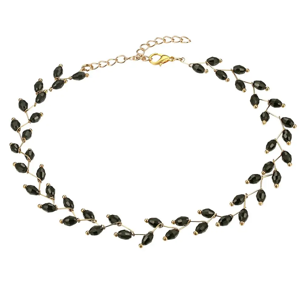 Boniskiss colares femininos em aço inoxidável, colares simples e de ...